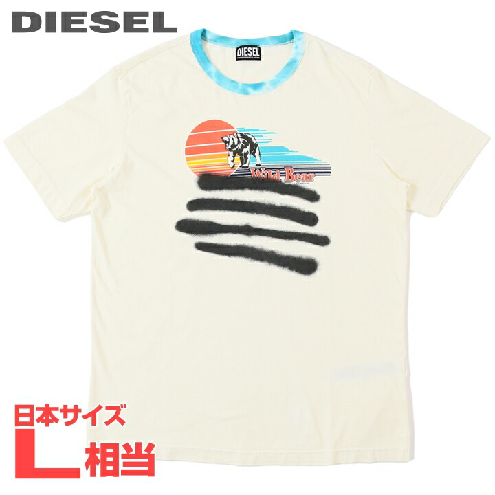 【楽天市場】 Diesel ディーゼル メンズ グラフィックプリント コットン 半袖tシャツ カットソー【t Just C1】【サイズm】【1