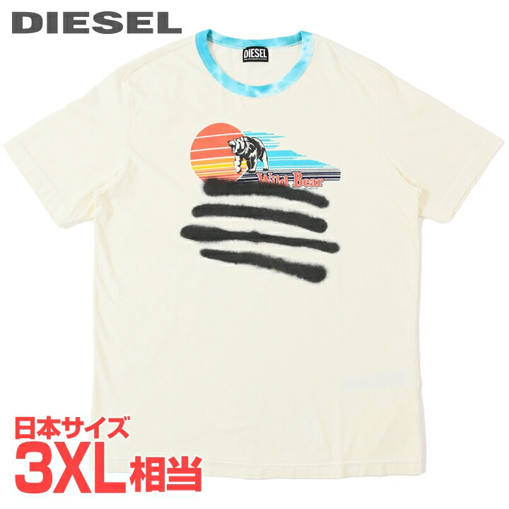 【楽天市場】 Diesel ディーゼル メンズ グラフィックプリント コットン 半袖tシャツ カットソー【t Just C1】【サイズxxl