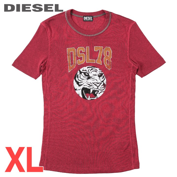 【楽天市場】 Diesel ディーゼル メンズ プリント ストレッチ クルーネック 半袖tシャツ カットソー【cl T Ruffle】【サイズ