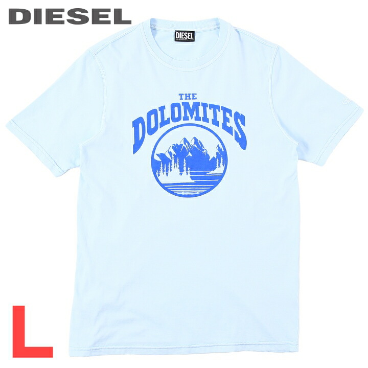 【楽天市場】 Diesel ディーゼル メンズ プリント ピグメント加工 半袖tシャツ カットソー【t Just C16】【サイズl】【ライト