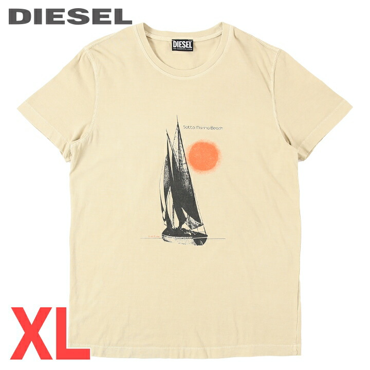 【楽天市場】【30 Offクーポンあり】 Diesel ディーゼル メンズ ウォッシュ加工 プリント スリムフィット 半袖tシャツ カットソー