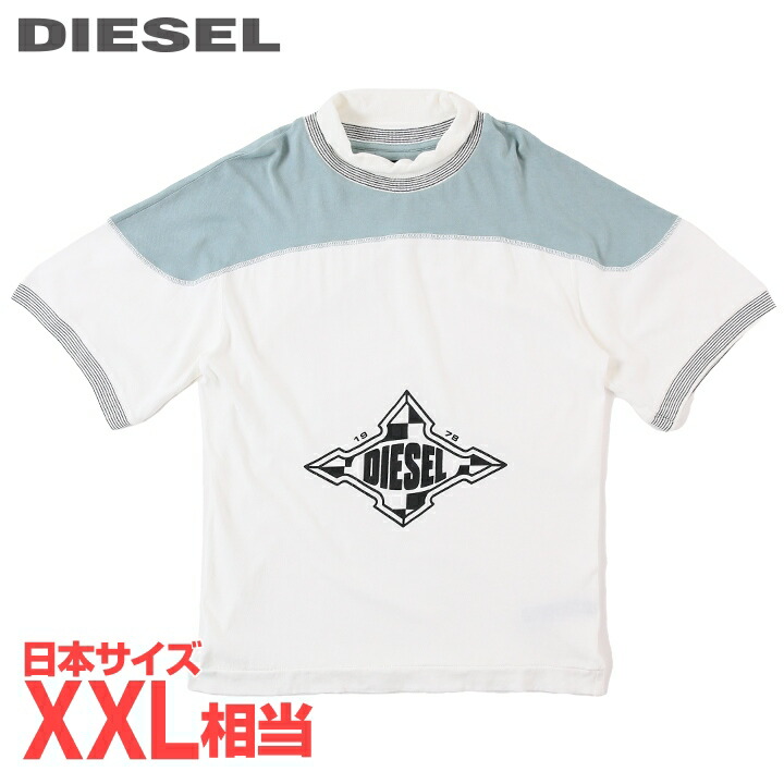 【楽天市場】 Diesel ディーゼル メンズ クラック加工ロゴプリント コットン 半袖tシャツ カットソー【t Ollar】【サイズxl