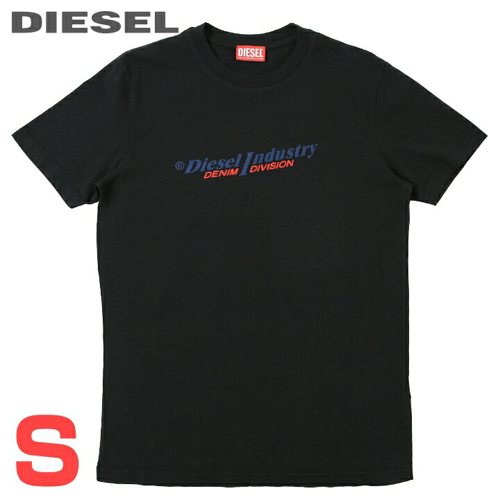 【楽天市場】 Diesel ディーゼル メンズ ウォッシュ加工 エンボスロゴプリント スリムフィット 半袖tシャツ カットソー【t Diegor Ind】【サイズs】【ブラック】die M T