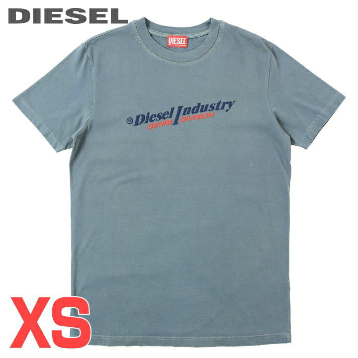 【楽天市場】 Diesel ディーゼル メンズ ウォッシュ加工 エンボスロゴプリント スリムフィット 半袖tシャツ カットソー【t Diegor Ind】【サイズxs】【グレー】die M T