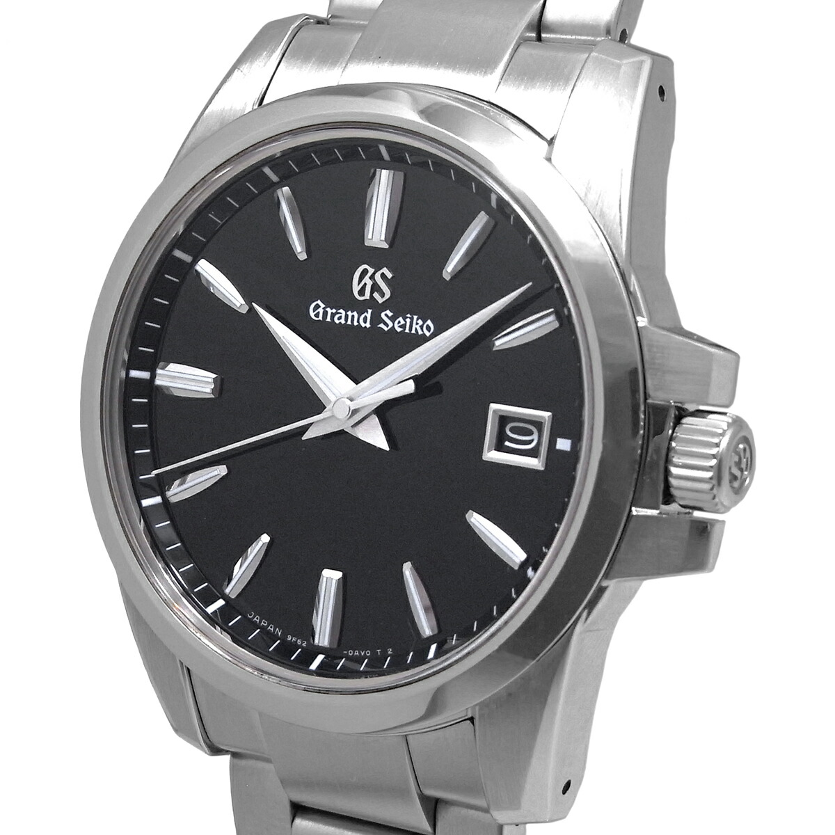 【楽天市場】《メンズ》【中古】セイコー グランドセイコー SBGX255 9F62-0AA1 クォーツ デイト 黒文字盤 SEIKO GS ...