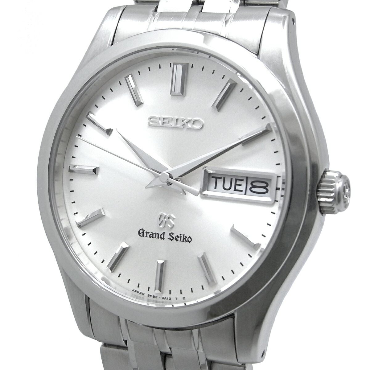【楽天市場】《メンズ》【中古】セイコー グランドセイコー メンズ SBGT005 9F83-9A30 クォーツ QZ デイデイト シルバー文字盤 SEIKO GS：BRANDSHOP HERIOS