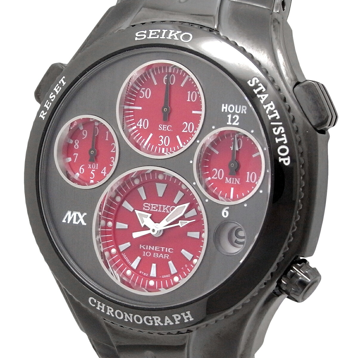 【楽天市場】《メンズ》【中古】セイコー キネティックMX 2002年日韓ワールドカップ限定 クロノグラフ デイト SATX005 9T82 ...