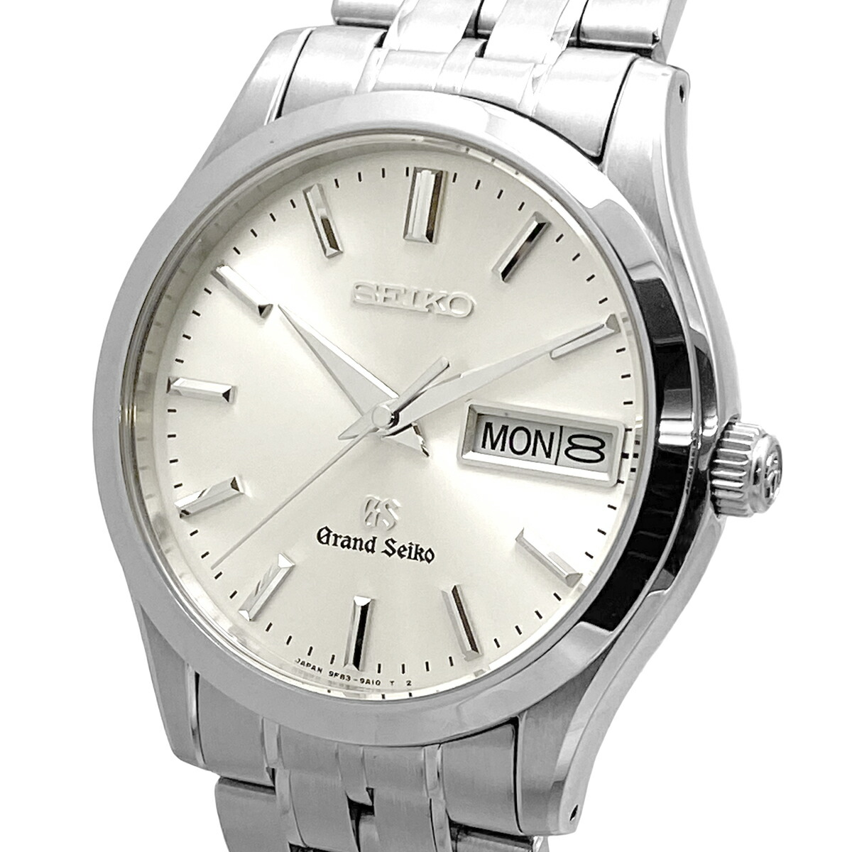 【楽天市場】《メンズ》【中古】セイコー グランドセイコー メンズ SBGT005 9F83-9A30 クォーツ QZ デイデイト シルバー文字盤 SEIKO GS 電池交換済み ...