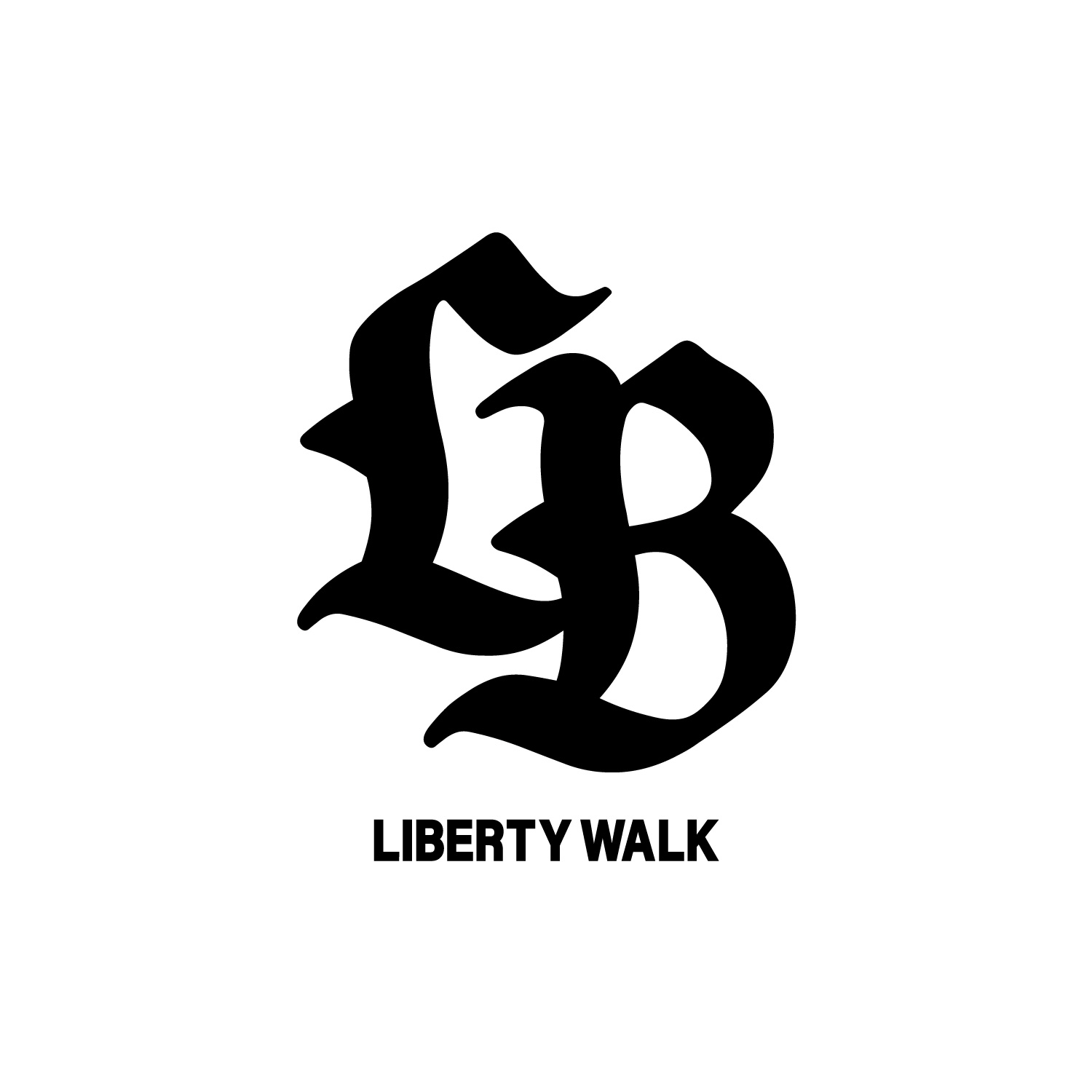 【楽天市場】リバティーウォーク LB Logo Sticker M ブラック 品番ST158-BKM：ラジコン天国徳島店