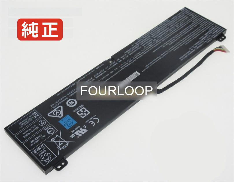 【楽天市場】【純正】Predator triton 500 pt515-51-56ty 15.2V 84.36Wh acer ノート PC ...