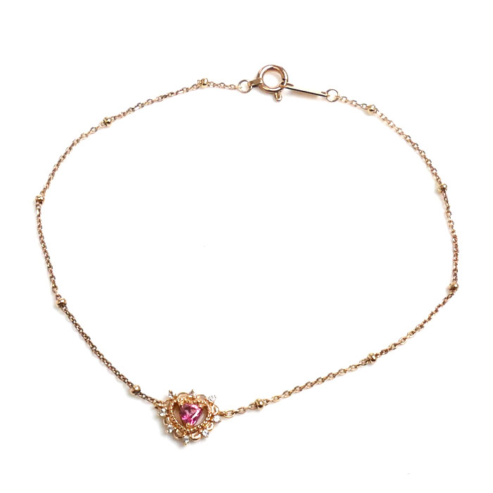 【楽天市場】K10PG ピンクゴールド ブレスレット 1.2g 18cm レディース【中古】【あす楽】：古恵良質店