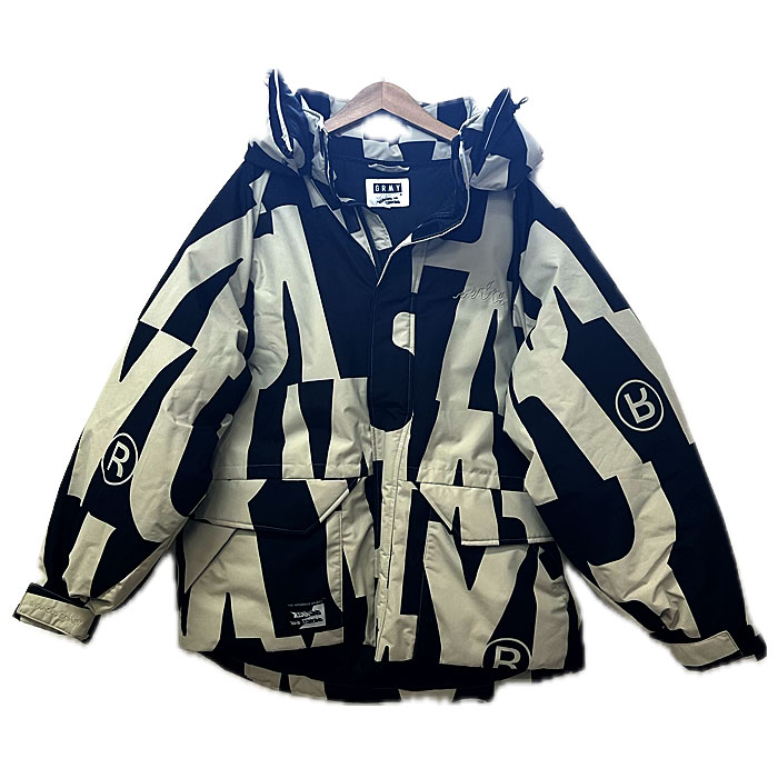 【楽天市場】GRMY SNOW FOX JACKET 中綿ジャケット ブラック ベージュ M ビッグシルエット メンズ【中古】【あす楽】：古恵良質店