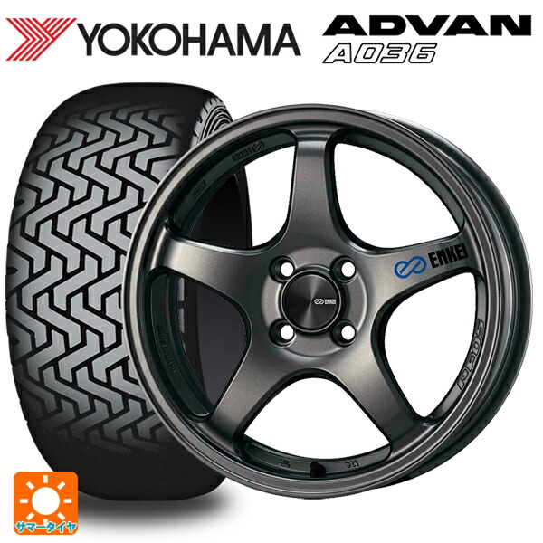 【楽天市場】【最大3万円OFFクーポン 2/19 20時～】185/60R15 84Q ヨコハマ アドバン A036 正規品 エンケイ パフォーマンスライン PF05 DS 15-6J 国産車 ...