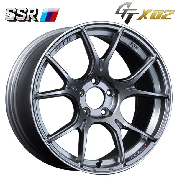 【楽天市場】【4/4～ 最大3万円OFFクーポン】タナベ SSR GT X02 ダークシルバー 19×8.5 +38 5/112 73新品ホイール1本：タイヤホイール専門店コニシタイヤ