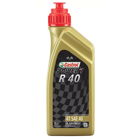 【楽天市場】本国生産品 Castrol カストロール 電源1 R40エンジンオイル 【 バイク 2輪 オートバイ エンジンオイル ENGINE ...