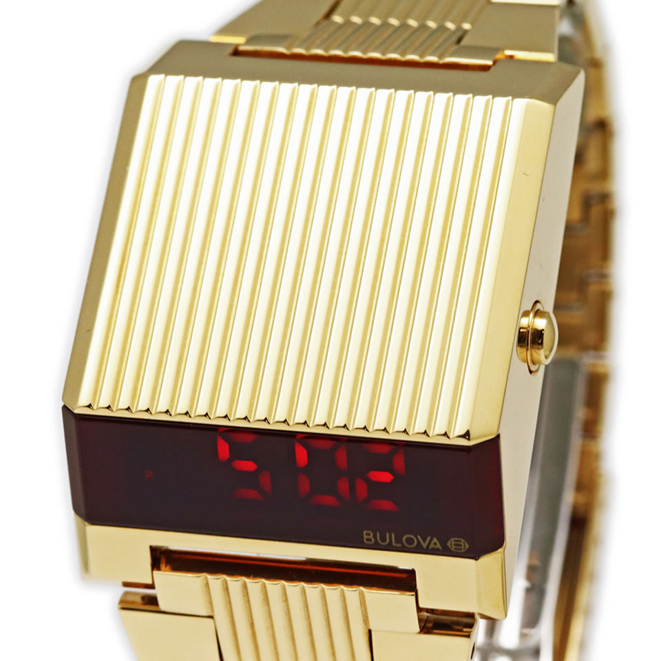 【楽天市場】BULOVA 97C110 Archives Series Computronブローバ アーカイブスシリーズ コンピュートロン ...