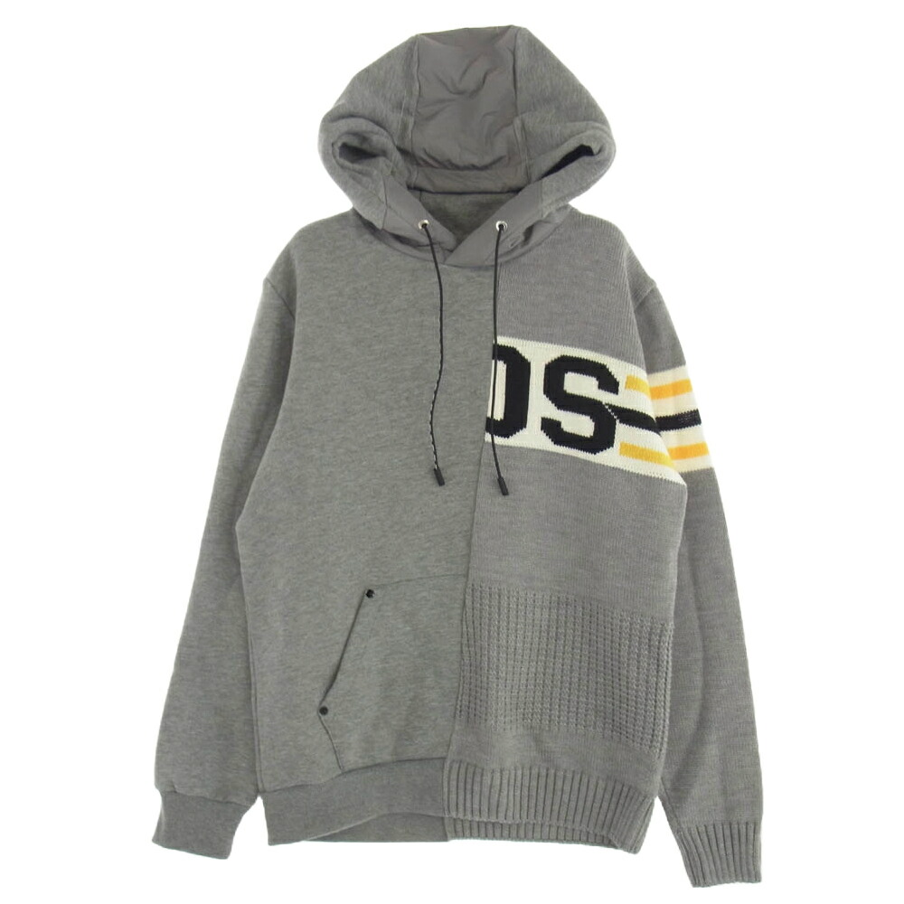 【楽天市場】P.M.D.S ピーエムディーエス 6246181215 NEW FEDOR ニット切替 プルオーバー パーカー グレー系 L メンズ【古着】【中古】：ブランド古着 ライフ楽天市場店