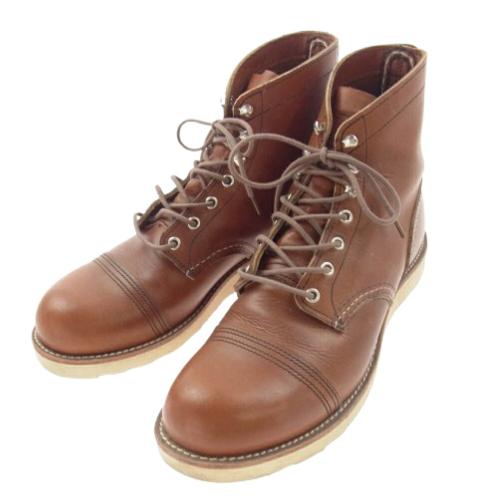 【楽天市場】RED WING レッドウィング 8089 USA製 Iron Ranger アイアンレンジャー レースアップ ブーツ ブラウン系 ...
