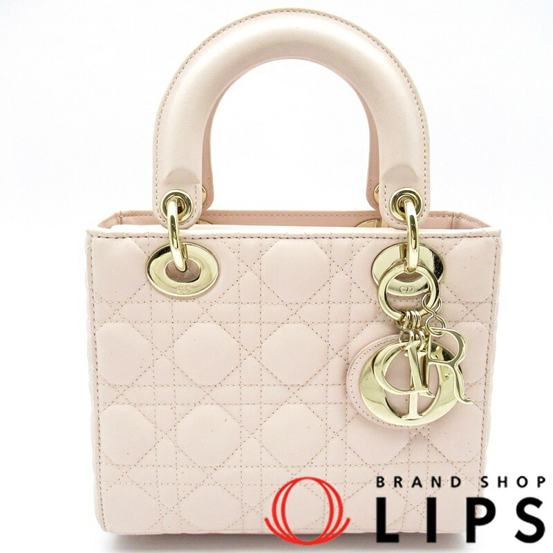 【楽天市場】ディオール レディディオール MY ABC スモール M0538ONGE ラムスキン レディースハンドバッグ ピンク【中古 ...