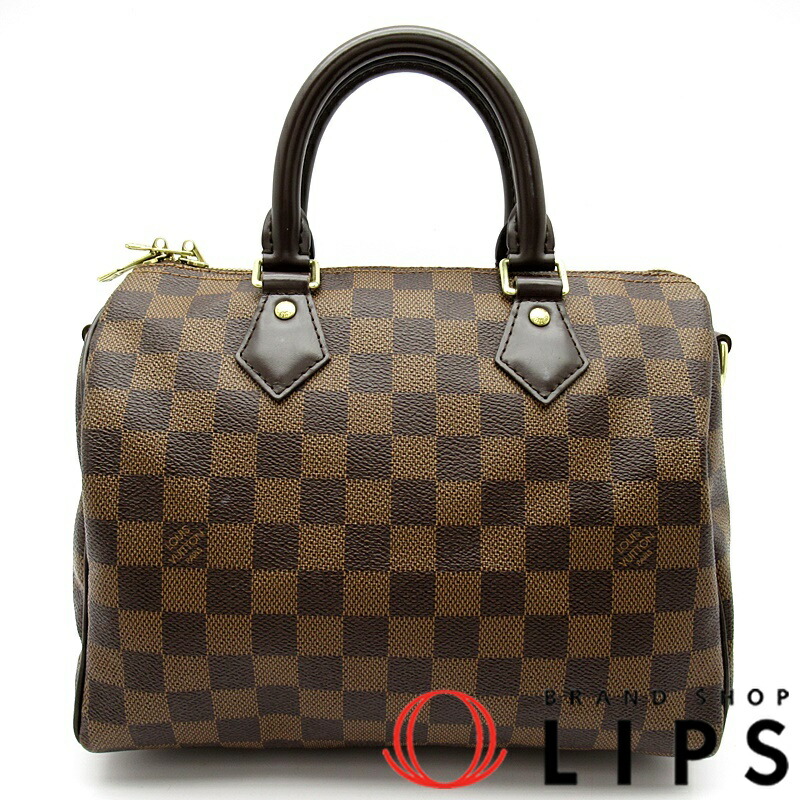 【楽天市場】ルイ・ヴィトン スピーディバンドリエール25 N40575 ダミエ レディースボストンバッグ ブラウン【中古】：ブランドショップ・リップス
