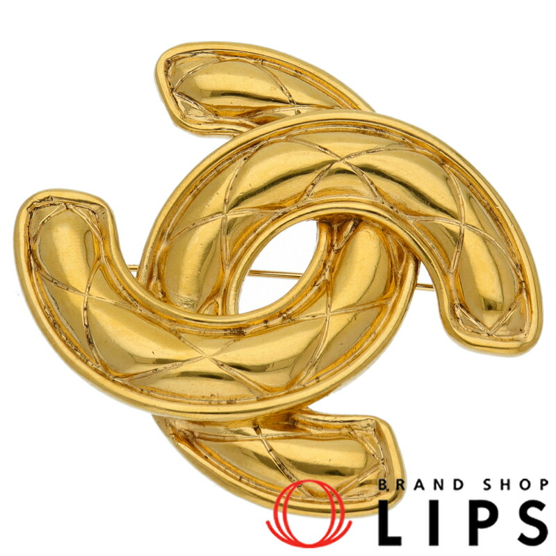 【楽天市場】シャネル ココマーク ブローチ (ブローチ(約cm):縦4.7×横5.7×奥行0.9) 真鍮 美品 【中古】：ブランドショップ・リップス