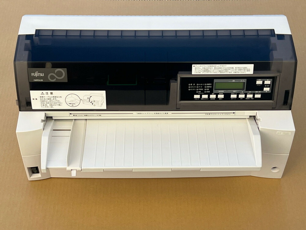 【楽天市場】機能ほぼ新品★清掃点検済★富士通 FMPR 5430★前トレーと後連続トラクタ有り、カウント0％激少★【中古】良品ドットインパクト ...