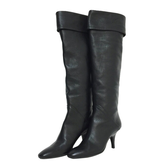 【楽天市場】ジュゼッペザノッティ Giuseppe Zanotti レザー ロングブーツ サイズ36 23cm相当 ブラック【中古】【新品同様 ...