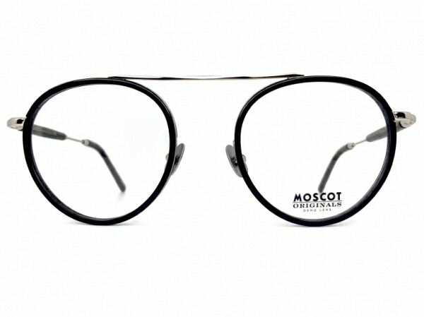 【楽天市場】[2568827] MOSCOT(モスコット) PUPIK COL.BLACK/SILVER 【中古】未使用品（S）：誠眼鏡店