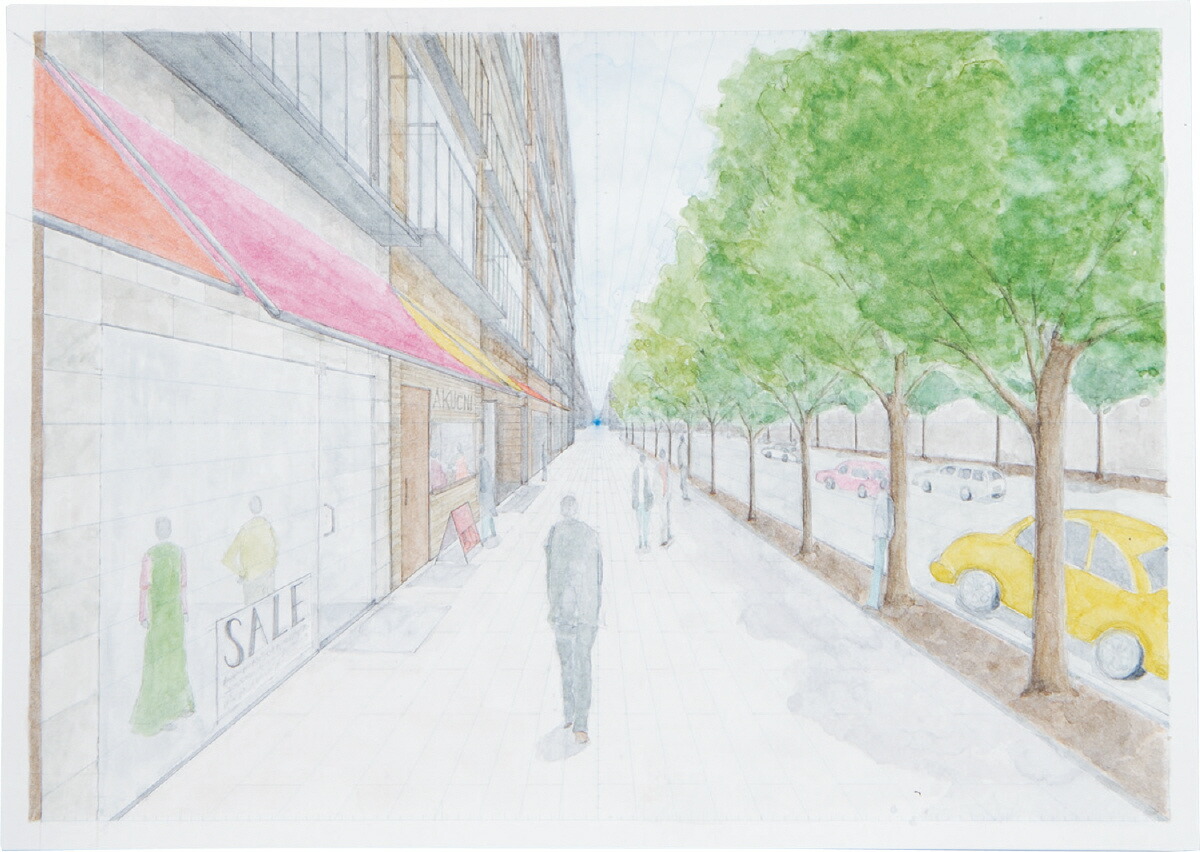 【楽天市場】一点透視シートA4 10枚組 ArTec 一点透視シートA4 (10枚組)：まんてんツール