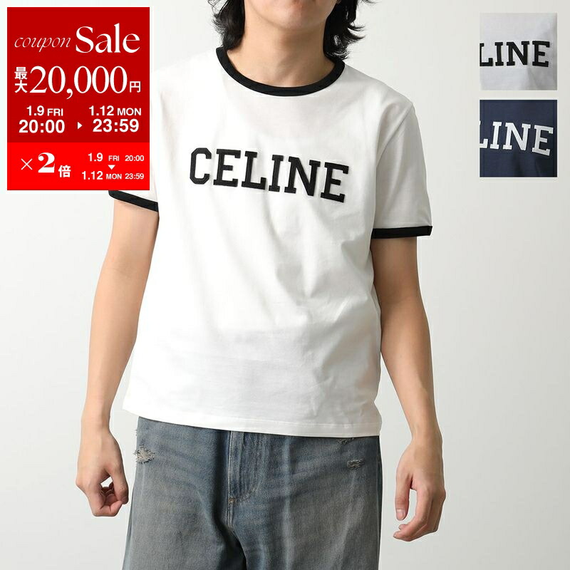 楽天市場】セリーヌ CELINE クルーネックTシャツ ホワイト メンズ