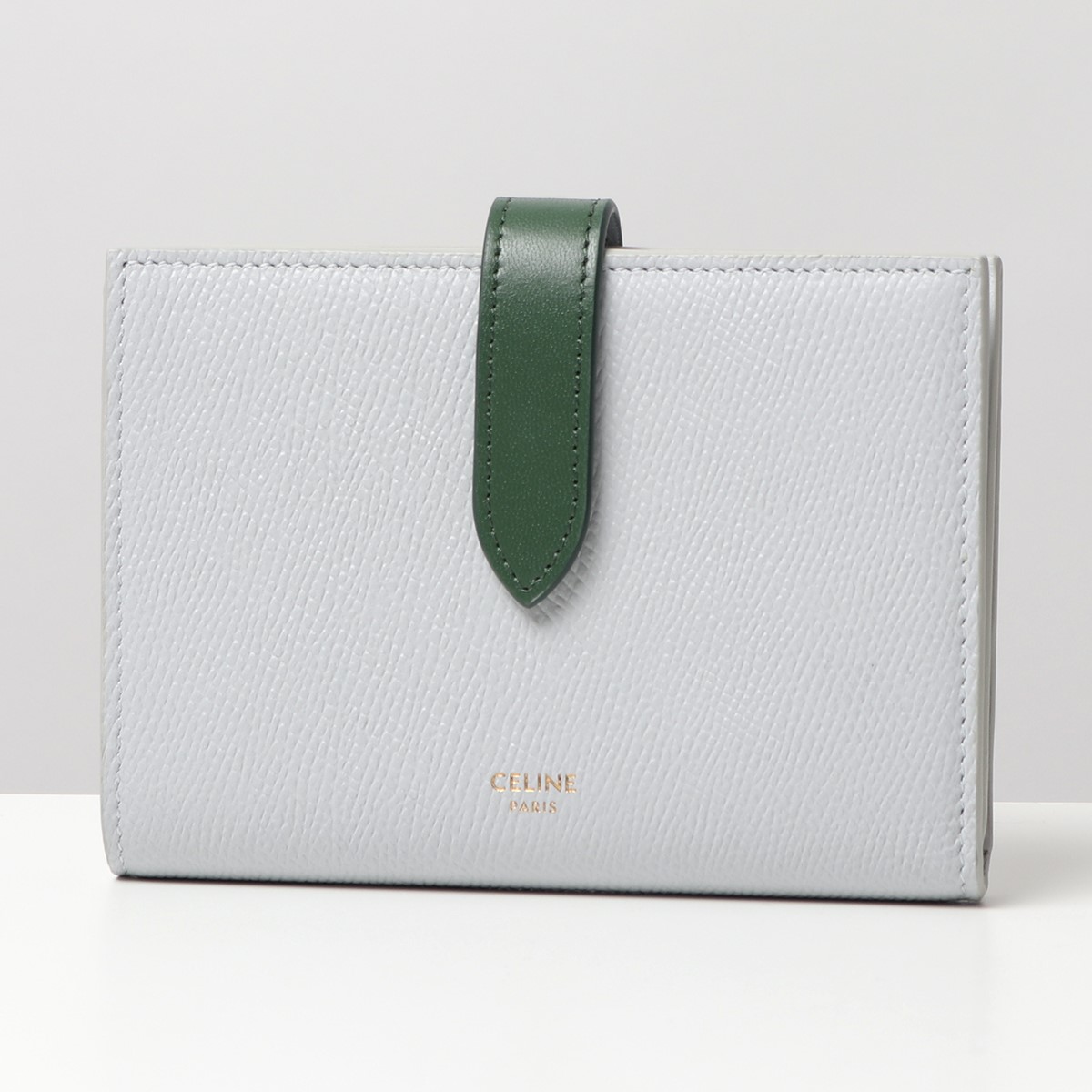 【楽天市場】CELINE セリーヌ 二つ折り財布 Midium Strap Wallet ミディアム ストラップ ウォレット ...