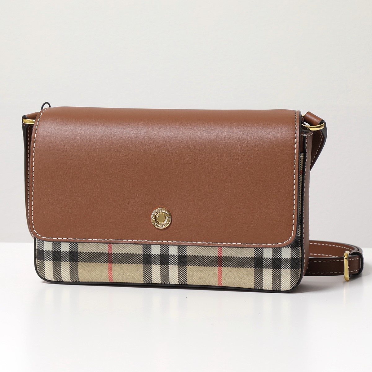 【楽天市場】BURBERRY バーバリー ショルダーバッグ 8049244 レディース レザー×PVC ポシェット クロスボディ ヴィンテージ ...