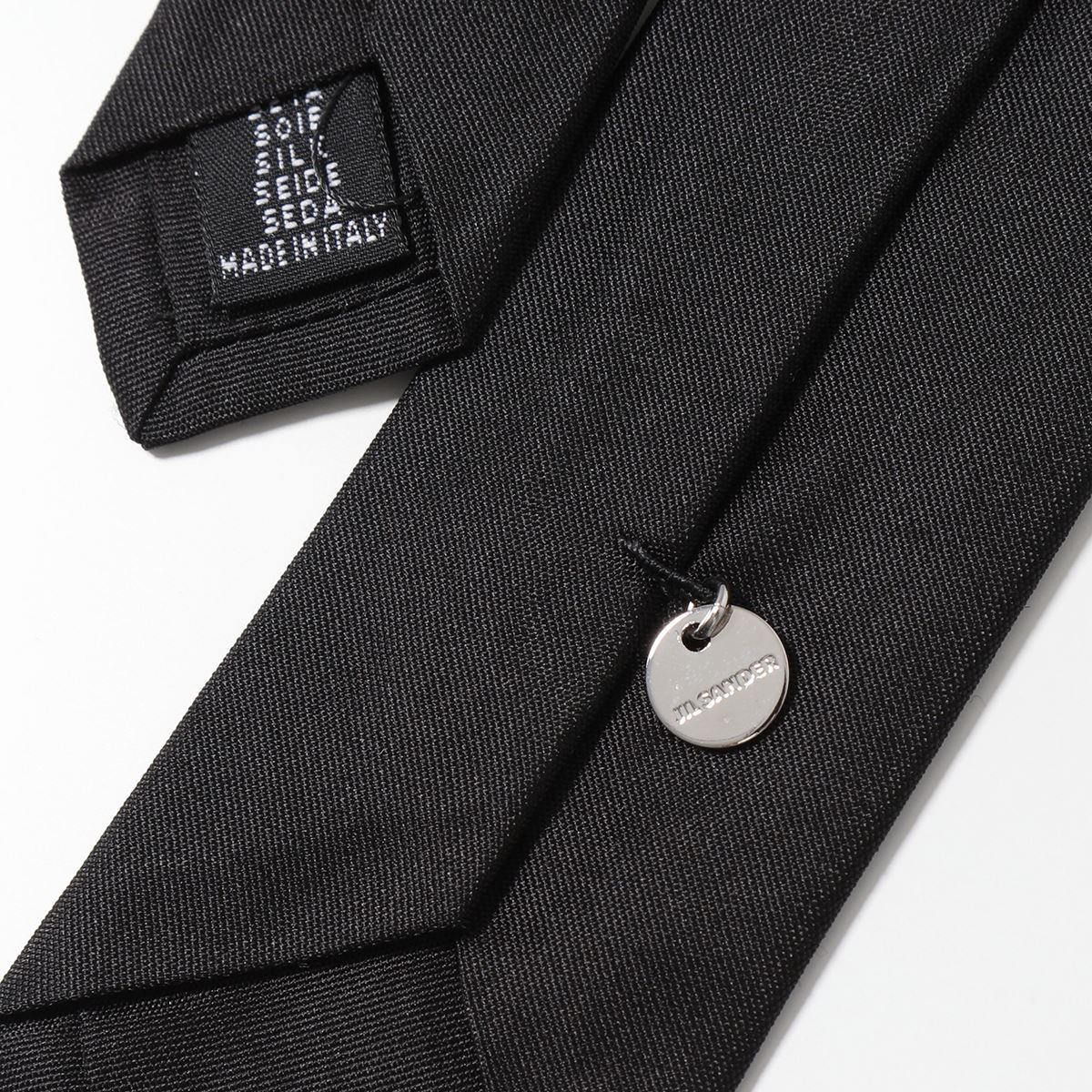 【楽天市場】JIL SANDER ジルサンダー ネクタイ TIE4.5 J23TM0003 J55008 メンズ シルク 無地 メタルロゴ ...