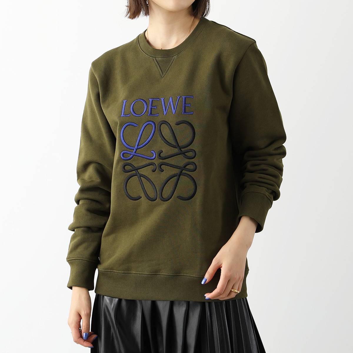 【楽天市場】LOEWE ロエベ スウェットシャツ ANAGRAM SWEAT H526Y24J07 レディース トレーナー クルーネック ...