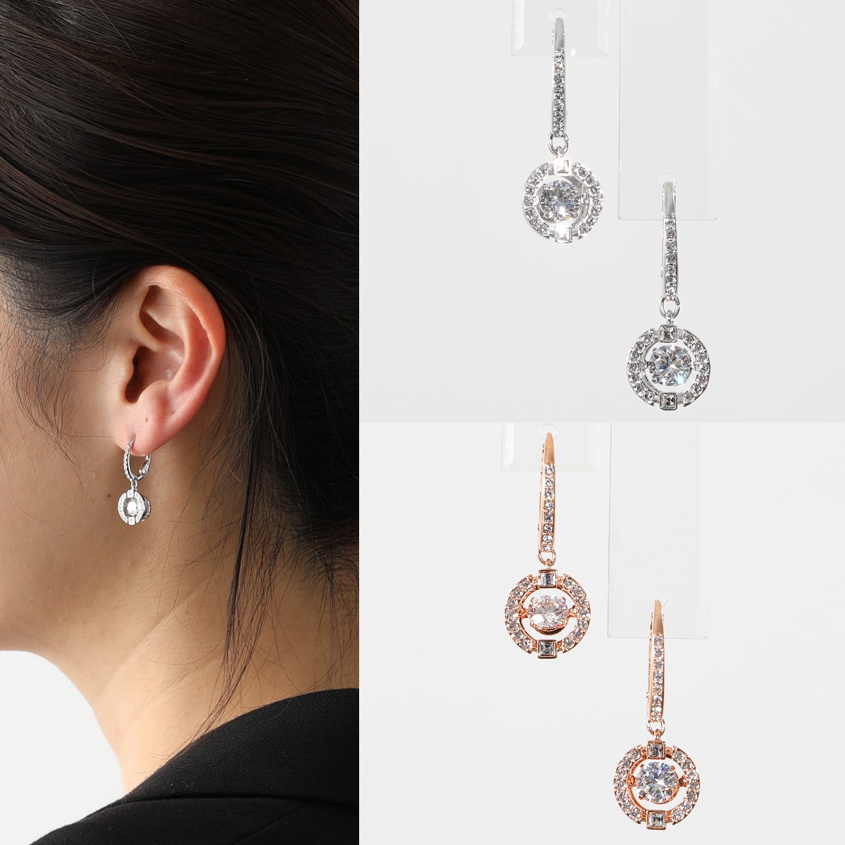【楽天市場】SWAROVSKI スワロフスキー ピアス Swarovski Sparkling Dance 5504652 5504753 ...