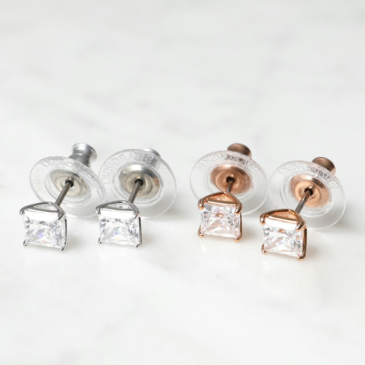 【楽天市場】SWAROVSKI スワロフスキー ピアス Attract アトラクト 5509935 5509936 レディース スクエア ...