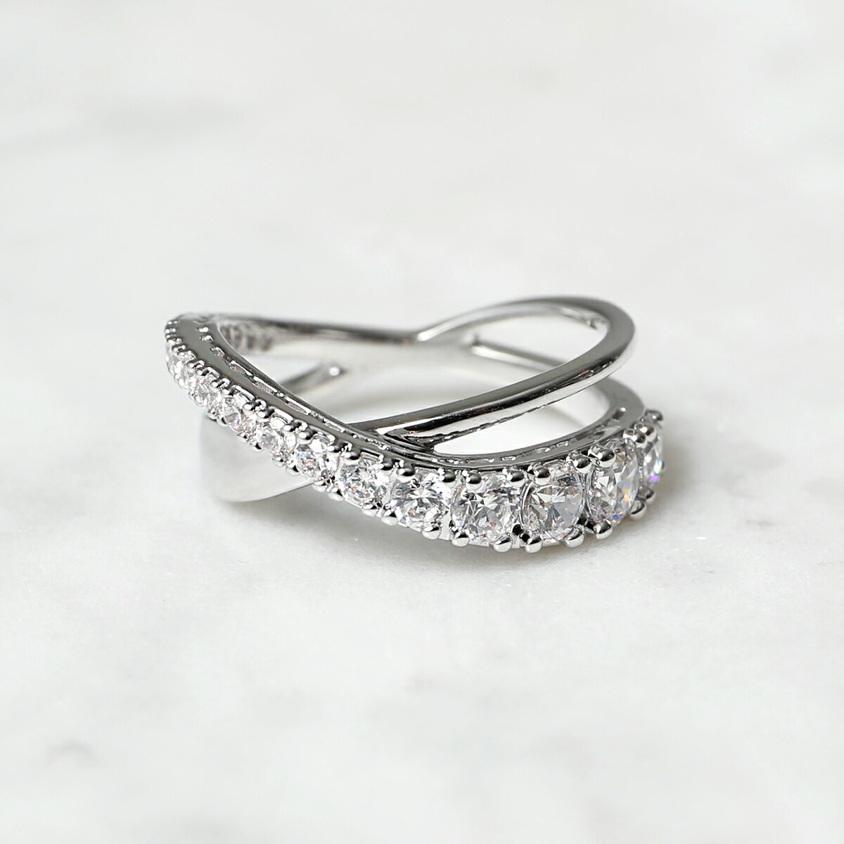 【楽天市場】SWAROVSKI スワロフスキー リング Twist ツイスト RING ROWS レディース 指輪 クリスタル アクセサリー ...