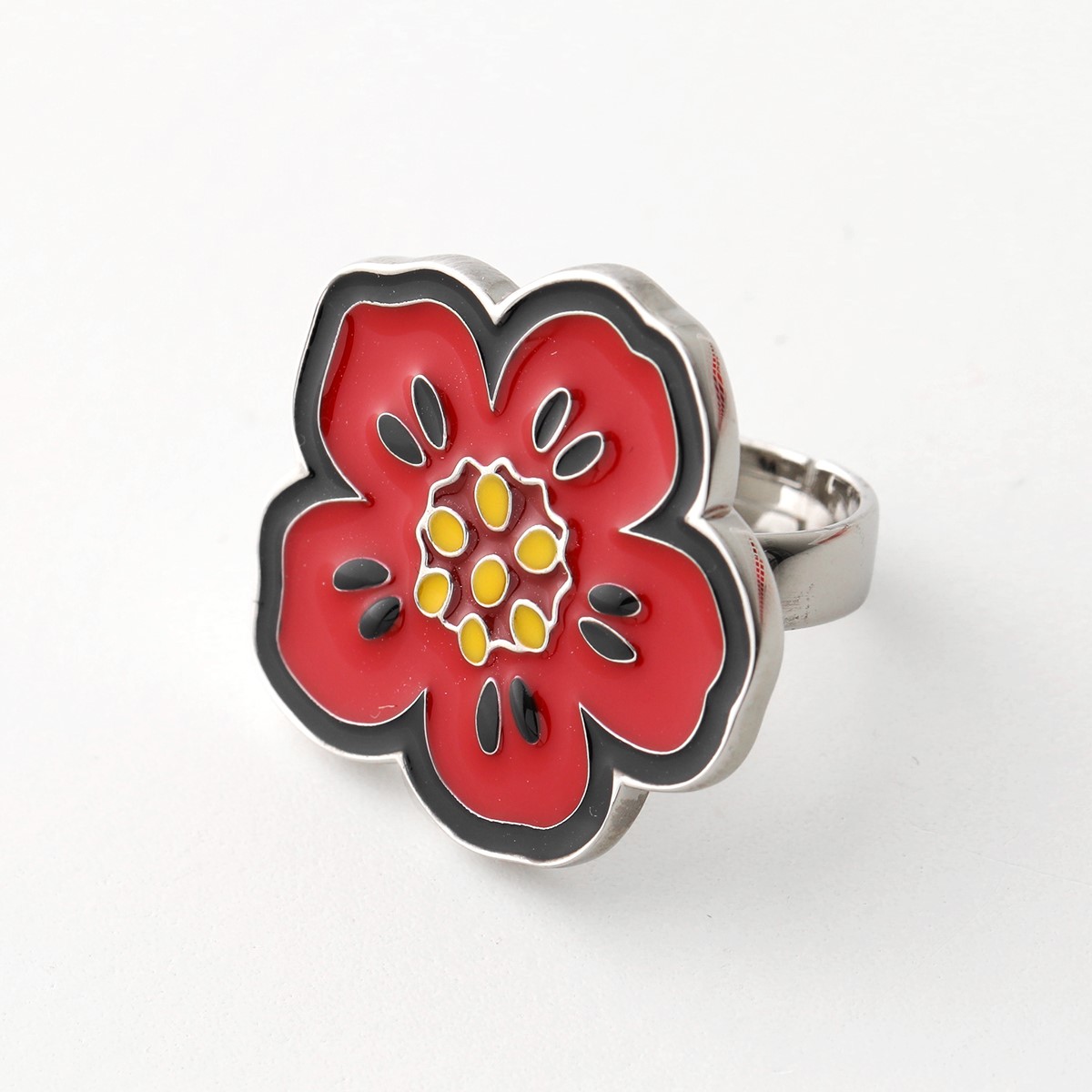 【楽天市場】KENZO ケンゾー リング BOKE FLOWER FD55BI402M03 メンズ フラワー 花 指輪 アクセサリー 21：インポートセレクトmusee