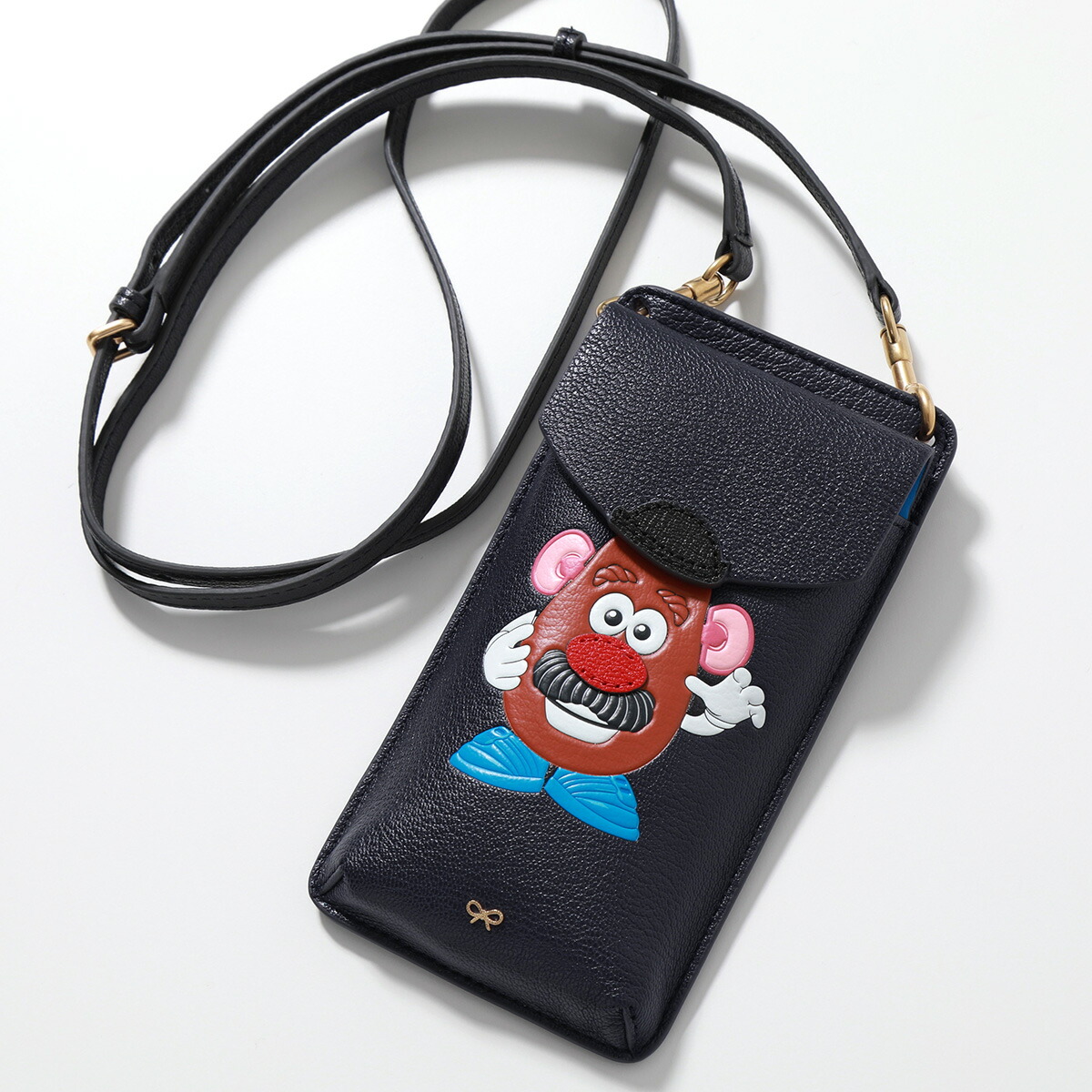 【楽天市場】ANYA HINDMARCH アニヤハインドマーチ フォンケース Phone Pouch on Strap Mr Potato ...