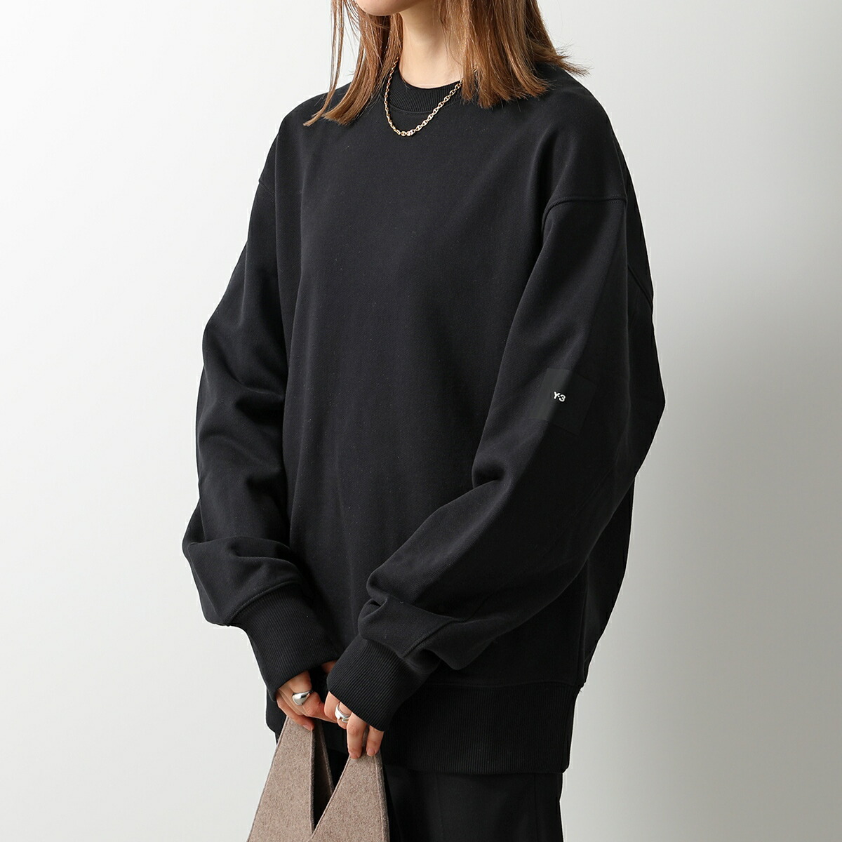 【楽天市場】Y-3 ワイスリー スウェット FT CREW SWEAT H44783 レディース トレーナー コットン クルーネック ロゴ ...