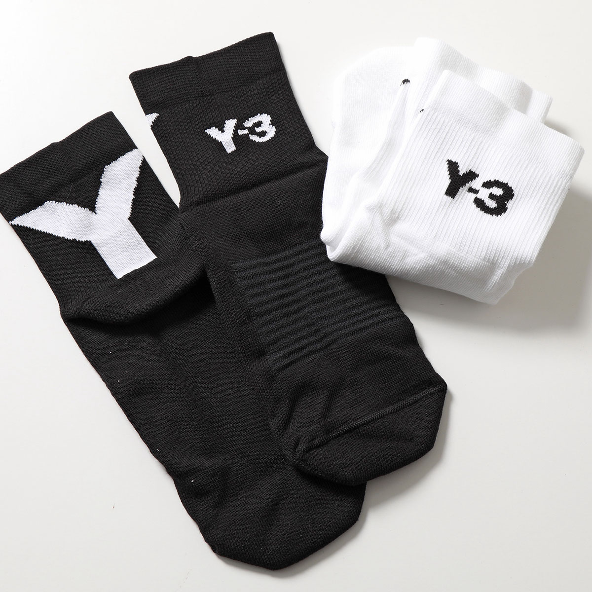 【楽天市場】Y-3 ワイスリー ソックス HZ4266 HZ4267 メンズ ローソックス アンクル丈 ジャガード ロゴ リブ 靴下 カラー2 ...