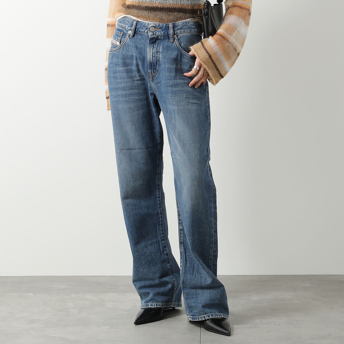 【楽天市場】DIESEL ディーゼル ジーンズ1999 D-Reggy A03621 068FG レディース デニムパンツ ストレート ...
