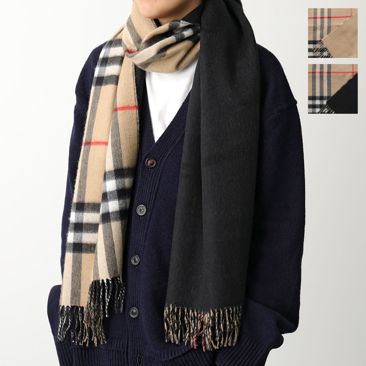 【楽天市場】BURBERRY バーバリー ストール MU GNT CHK SLD LNG CSSC 8035910 8045332 メンズ ...