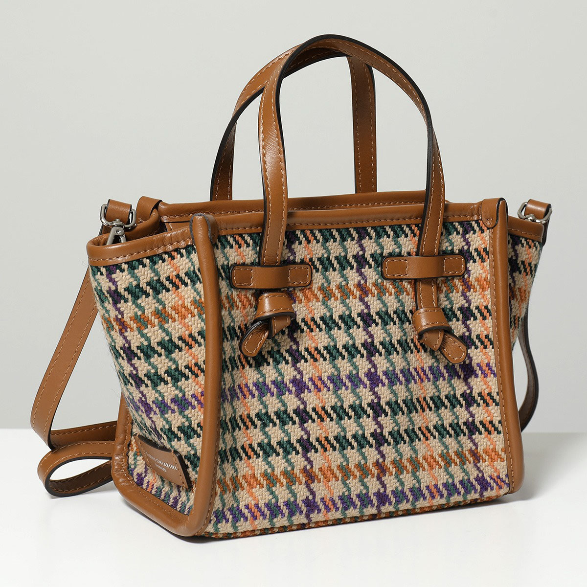 【楽天市場】GIANNI CHIARINI ジャンニキアリーニ ショルダーバッグ MISS MARCELLA ミス マルチェッラ BS 8065 NWCL レディース ハンドバッグ 千鳥格子柄 ...