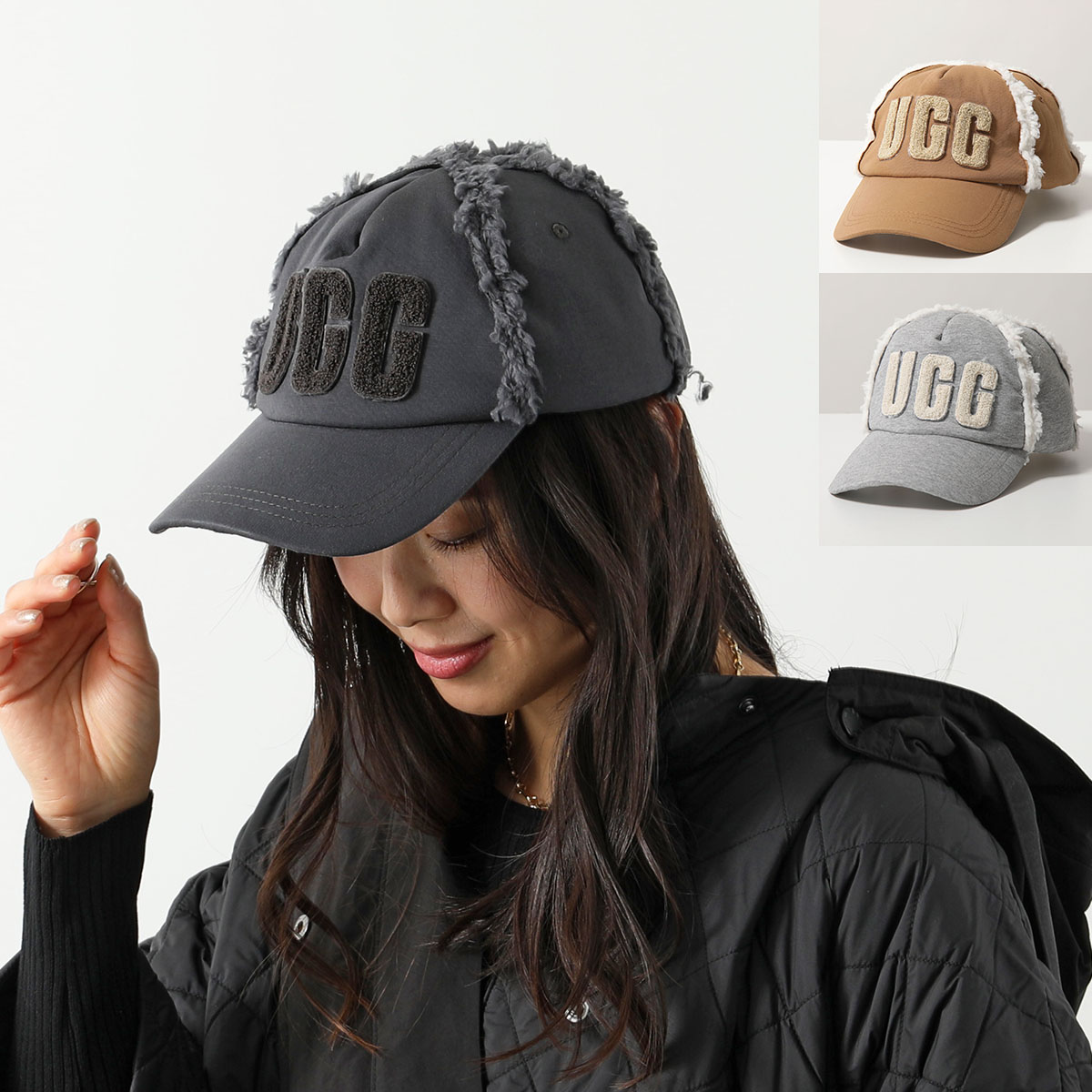 【楽天市場】UGG アグ ベースボールキャップ W BONDED FLEECE BASEBALL CAP ボンデッドフリース 22656 ...