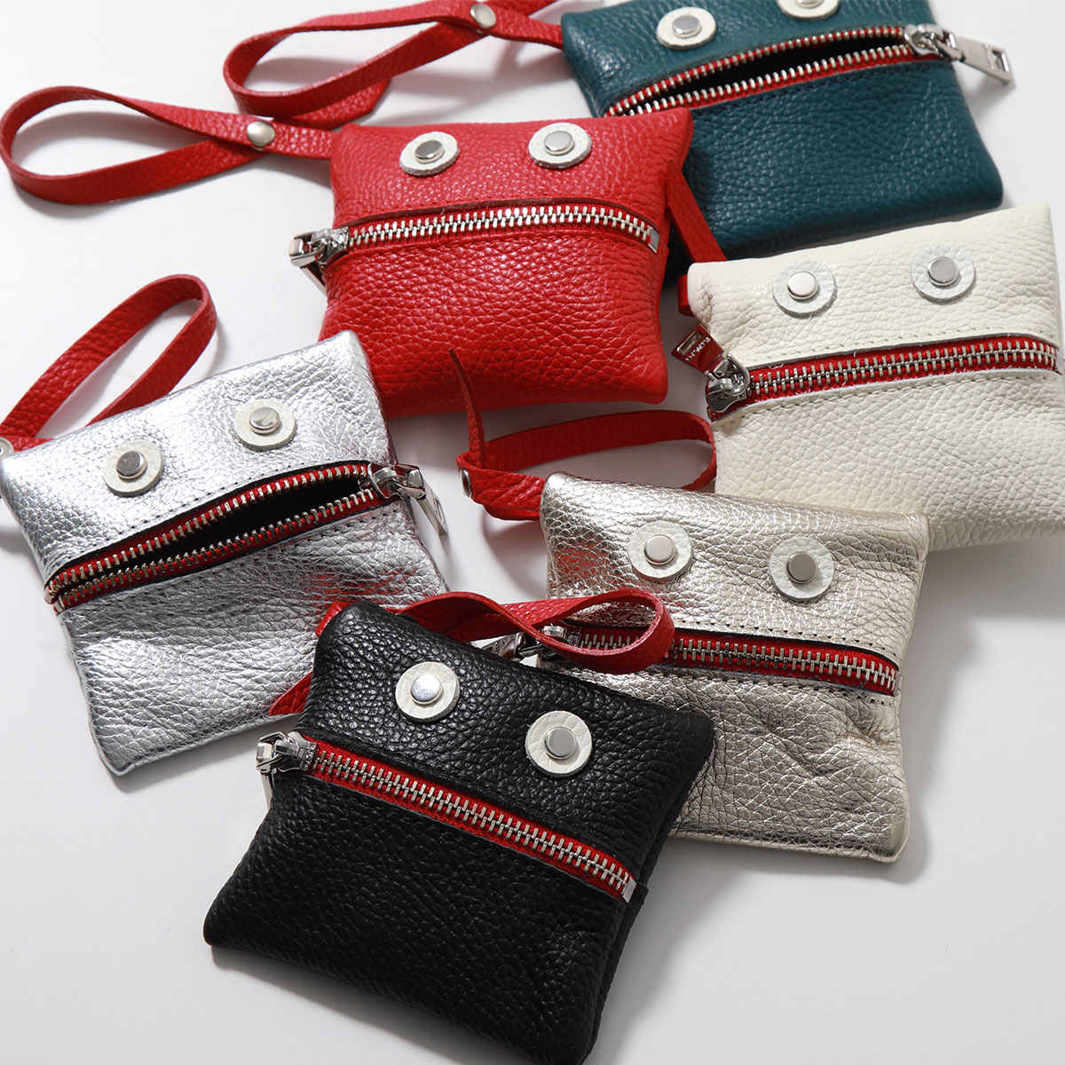 【楽天市場】RIPANI リパーニ ポーチ RIPPY リッピー 2002OJ 2002OL レディース レザー バッグチャーム コインケース ...