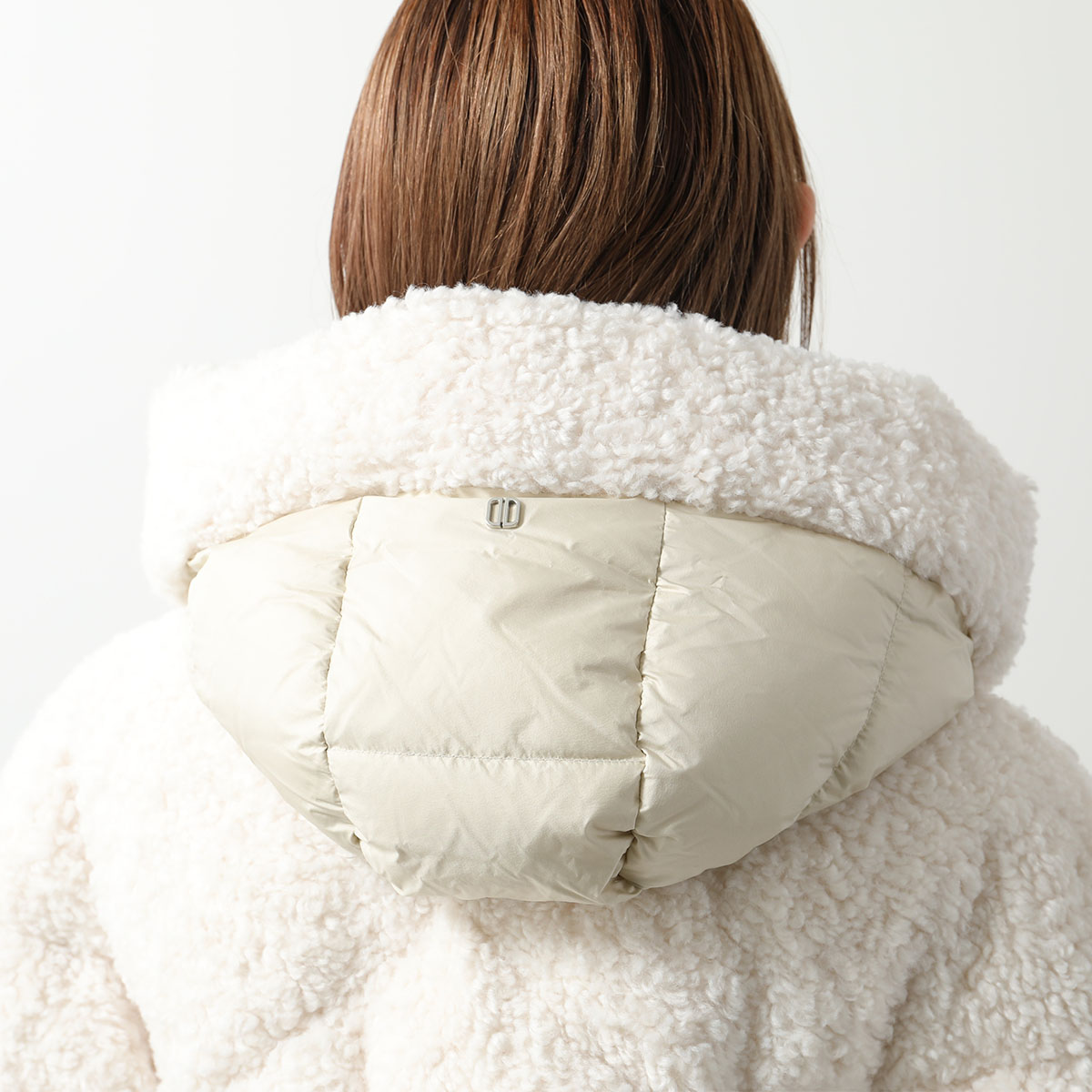 DUNO デュノ ダウンジャケット PEGGIE B BAST/TREMI レディース フード付き フェイクファー ショート丈 ダブルファスナー カラー2色