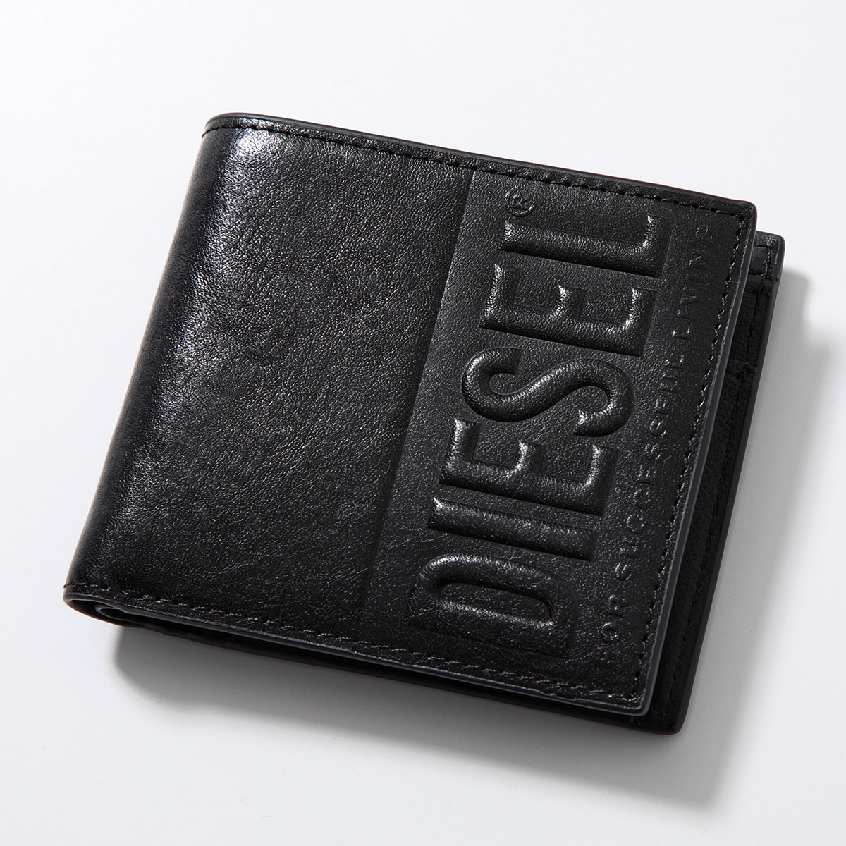 【楽天市場】DIESEL ディーゼル 二つ折り財布 DSL 3D BI-FOLD COIN S X09830 P0503 メンズ レザー ミニ ...
