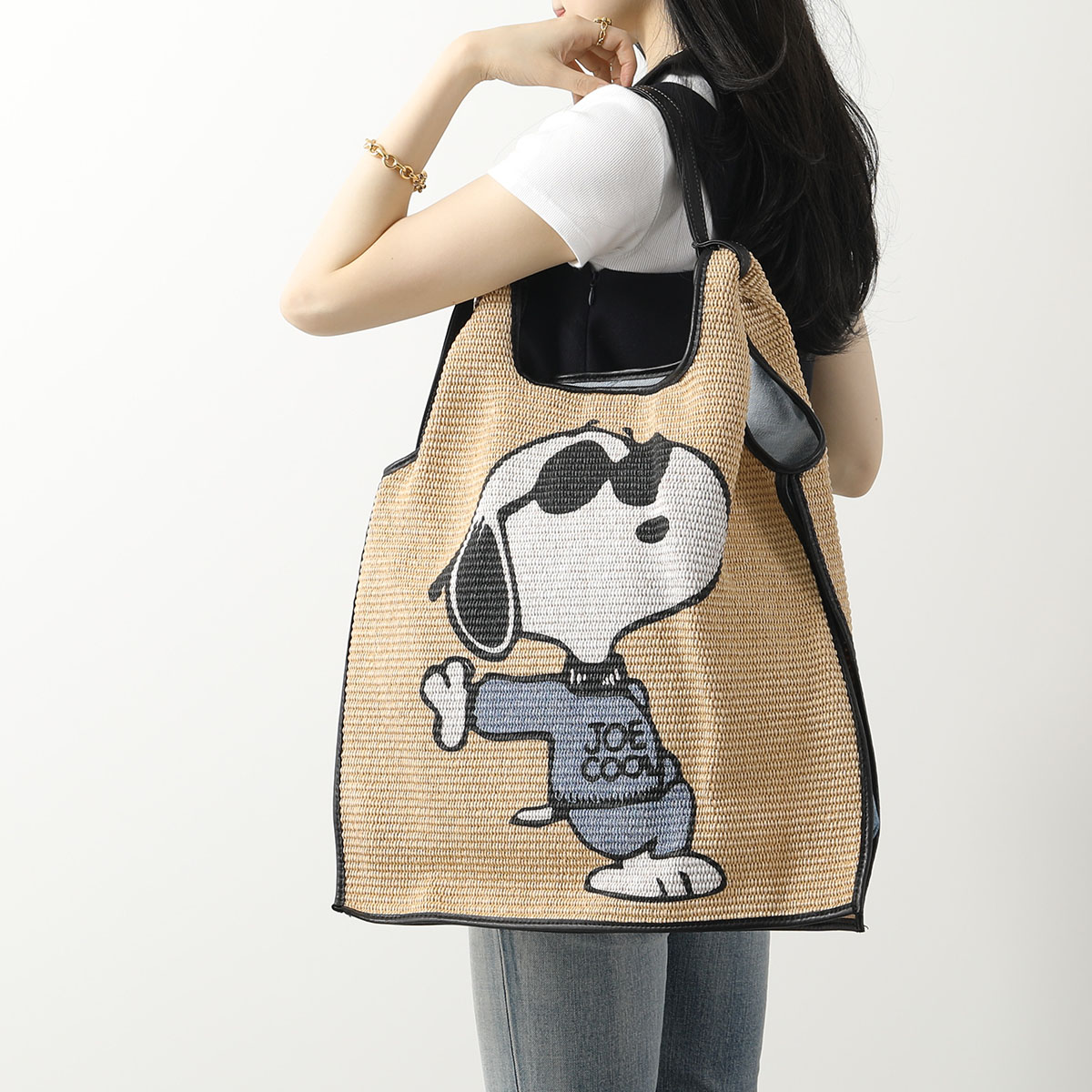 【楽天市場】Anita Bilardi アニタビラルディ トートバッグ PICASSO レディース かごバッグ SNOOPY スヌーピー ...