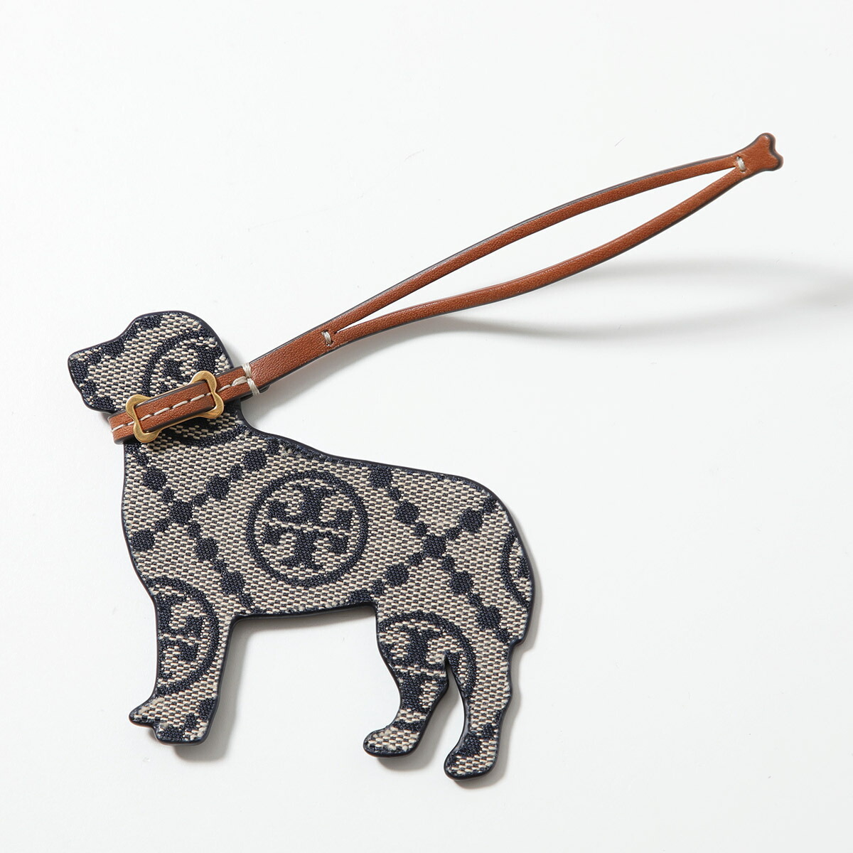 【楽天市場】TORY BURCH トリーバーチ バッグチャーム 161576 レディース Tモノグラム レトリバー キーホルダー レザー 犬 ...